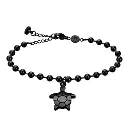 Armband AMELIA PARKER "AB004B", schwarz, Armb&auml;nder, Damen, 16 -21cm, Edelstahl, Armband