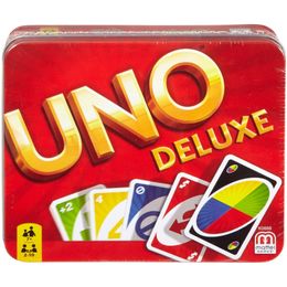 Spiel Mattel GAMES "UNO Deluxe in Metalldose", bunt, Spiele, Kinder