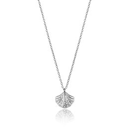 Collier AMELIA PARKER "AN013S", silber, Halsketten, Damen, 45+6cm, Edelstahl, L: 45 6, Collier