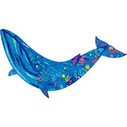 Konturenpuzzle HAPE "Meerestiere", bunt, Puzzles, KinderB:100cm T:58cm, Papier, Pappe, B:100cm T:58cm
