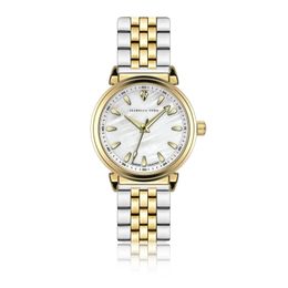 Quarzuhr ISABELLA FORD "FF7-B278S", gold (gold, silber), Armbanduhren, Damen, Quarzuhr