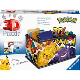 3D-Puzzle Ravensburger "Aufbewahrungsbox Pok&eacute;mon", bunt, Puzzles, KinderB:23cm H:14cm T:16cm, Kunststoff, Motiv, Made in Europe, B:23cm H:14cm T:16cm