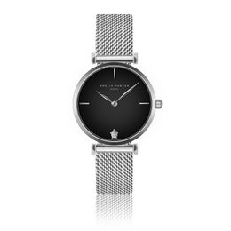 Quarzuhr AMELIA PARKER "AC2-B014S", silber, Armbanduhren, Damen, Quarzuhr