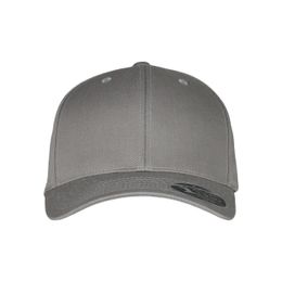 Flex Cap Flexfit "Flexfit Accessoires Flexfit Wooly Combed Adjustable", Gr. onesize, grau, 63% Polyester, 34% Baumwolle, 3% Elasthan, unifarben, Caps