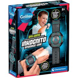Experimentierkasten Clementoni "Galileo Spy, Inkognito Spionage-Uhr", wei&szlig;, neutral, Experimentierk&auml;sten, Kinder