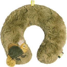 babyFEHN Nackenkissen FEHN "Lazy, Crazy & Pink, Cham&auml;leon", Baby, Gr. B/H/L: 21,5cm x 4,8cm x 21cm, gr&uuml;n (khaki, olive), Baumwolle, Elasthan, Polyester, Funktionskissen
