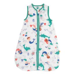 Babyschlafsack SCHLUMMERSACK "Schlafsack ohne F&uuml;&szlig;en 0.5 Tog" Gr. 90, meerjungfrau, Schlafs&auml;cke, Baby, L: 90cm, Obermaterial: 50% Baumwolle CO(Bio). 50% Viskose CV., L:90cm