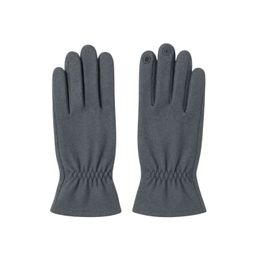 Abendhandschuhe "Modern", Damen, Gr. onesize, grau, Viskose, Collezione Alessandro, Handschuhe
