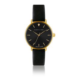 Quarzuhr ISABELLA FORD "FD3-S024G", schwarz, Armbanduhren, Damen, Quarzuhr
