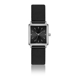 Quarzuhr ISABELLA FORD "FF2-B048B", schwarz, Armbanduhren, Damen, Quarzuhr