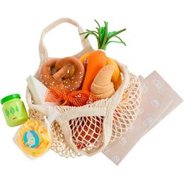 Spiellebensmittel Haba "Creative Play - Wocheneinkauf", bunt, Kaufladensortimente, Kinder, Holz, Papier, Polyester