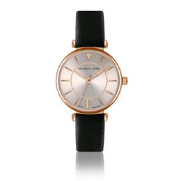 Quarzuhr ISABELLA FORD "FB7-S024R", schwarz, Armbanduhren, Damen, Quarzuhr