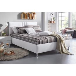 Tagesdecke, schwarz-wei&szlig; (wei&szlig;, schwarz), B:130cm L:220cm, Polyester, Westfalia Schlafkomfort, Tagesdecken