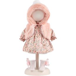 Puppenkleidung LLORENS "Kleiderset Romantik rosa, 35 cm", bunt, Puppenkleidung, Kinder