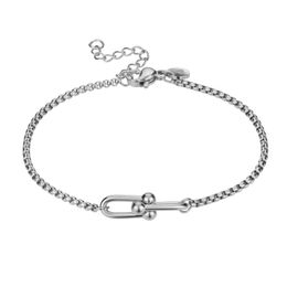 Armband MARC LAUDER "MBA17SS", silber, Armb&auml;nder, Damen, 16cm/19.5cm, Edelstahl, Armband