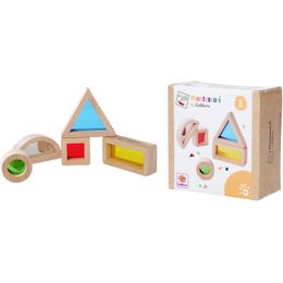 Spielbausteine Eichhorn "Montessori Fensterbausteine", bunt, Spielbausteine, Kinder, Holz