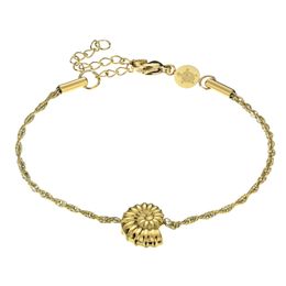 Armband AMELIA PARKER "AB029G", gold, Armb&auml;nder, Damen, 20,5cm, Edelstahl, Armband