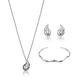 Schmuckset AMELIA PARKER "AS024S", silber, Schmuck_Sets, Damen, 45+6cm, Edelstahl, Schmuckset, 45+6 cm