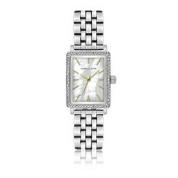 Quarzuhr ISABELLA FORD "FH1-B074S", silber, Armbanduhren, Damen, Quarzuhr