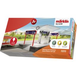 M&auml;rklin Modelleisenbahn-Geb&auml;ude M&Auml;RKLIN "M&auml;rklin my world - Bahnsteig - 72213", grau, Modelleisenbahn-Erweiterungen, KinderB:11cm H:10cm L:25cm, Kunststoff, Metall, Mit Lichtfunktion, B:11cm H:10cm L:25cm