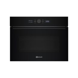 Bauknecht Backofen mit Mikrowelle "BCW56HMSK", schwarz, B:55,9cm H:45,5cm T:54,3cm, Back&ouml;fen, SoftClose-T&uuml;r, Dynamic Steam, Schnellstart, Brot-Auftaufunktion