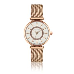 Quarzuhr ISABELLA FORD "FE8-B024R", rose gold, Armbanduhren, Damen, Quarzuhr