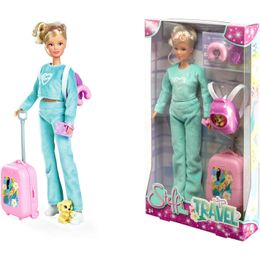 Anziehpuppe Simba "Steffi Love, Travel", bunt, Puppen, KinderH:29cm, H:29cm