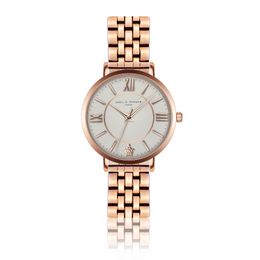 Quarzuhr AMELIA PARKER "AB4-B084R", rose gold, Armbanduhren, Damen, Quarzuhr