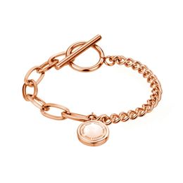 Armband ISABELLA FORD "FB006R", rose gold, Armb&auml;nder, Damen, 155mm., Edelstahl, Armband