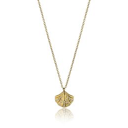 Collier AMELIA PARKER "AN013G", gold, Halsketten, Damen, 45+6cm, Edelstahl, L: 45 6, Collier