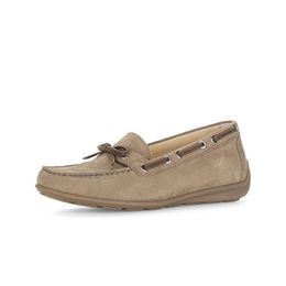 Mokassin Gabor "Mokassin", Damen, Gr. 41, beige, Schuhe Mokassin