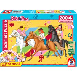 Puzzle Schmidt Spiele "Bibi & Tina, Pferdeliebe", bunt, Puzzles, KinderB:43cm H:29cm, Pappe, Motiv, Made in Europe, B:43cm H:29cm