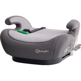Kindersitzerh&ouml;hung BABYGO "Bursa IV Isofix 126-150 cm", Kinder, grau, Polyester, Kindersitze, vorw&auml;rts gerichtet