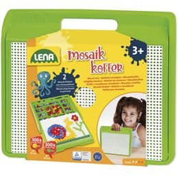 Kreativset LENA "Mosaik-Koffer color", bunt, Kreativsets, KinderB:19cm T:26cm, Kunststoff, Made in Europe, B:19cm T:26cm