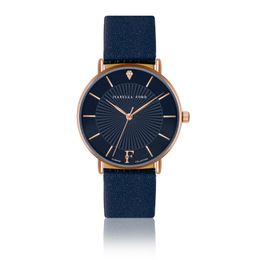Quarzuhr ISABELLA FORD "FB1-S128R", dunkelblau, Armbanduhren, Damen, Quarzuhr
