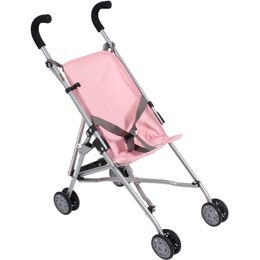 Bayer Chic 2000 Puppenbuggy CHIC2000 "Roma, Mini-Buggy", rosa (melange rosa), Puppenwagen, KinderB:29cm H:57cm T:50cm, Kunststoff, Metall, Stoff, B:29cm H:57cm T:50cm
