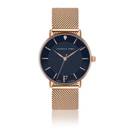 Quarzuhr ISABELLA FORD "FB1-B028R", rose gold, Armbanduhren, Damen, Quarzuhr