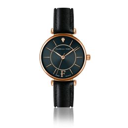 Quarzuhr ISABELLA FORD "FB8-S014R", schwarz, Armbanduhren, Damen, Quarzuhr
