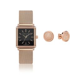 Quarzuhr ISABELLA FORD "SFD4-1", rose gold, Armbanduhren, Damen, Quarzuhr
