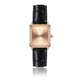 Quarzuhr ISABELLA FORD "FF1-S078R", schwarz, Armbanduhren, Damen, Quarzuhr