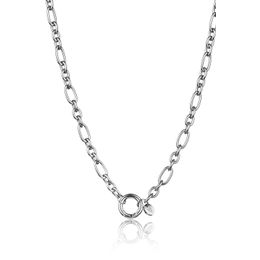 Collier MARC LAUDER "MNA09SS", silber, Halsketten, Damen, 39.5cm, Edelstahl, L: 39, Collier