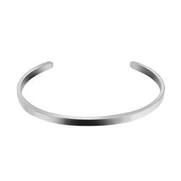 Armband PHILIPP BLANC "PBA23SS", silber, Armb&auml;nder, Herren, inner diameter 6cm, Edelstahl, Armband