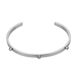 Armband MARC LAUDER "MBA15SS", silber, Armb&auml;nder, Damen, inner diameter 6cm, Edelstahl, Armband