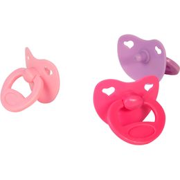 Puppen Schnuller BAYER, bunt, Puppenausstattungen, KinderB:5cm H:5cm L:1,5cm, B:5cm H:5cm L:1,5cm