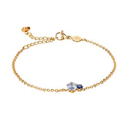 Armband AMELIA PARKER "AB017G", gold, Armb&auml;nder, Damen, 21cm, Edelstahl, Armband
