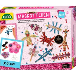 Kreativset LENA "Maskottchen, gro&szlig;", bunt, Kreativsets, Kinder, Kunststoff, Metall