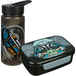 Lunchbox Scooli "Star Wars", Kinder, Gr. B/H/L: 13,5cm x 6cm x 18cm, schwarz (star wars), Lebensmittelaufbewahrungsbeh&auml;lter Lunchbox, mit Trinkflasche