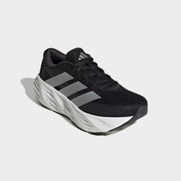 Laufschuh adidas Performance "GALAXY 8 W WIDE", Damen, Gr. 37, core schwarz, matte silber, carbon, Synthetik, Textil, Schuhe Laufschuh, weite Passform