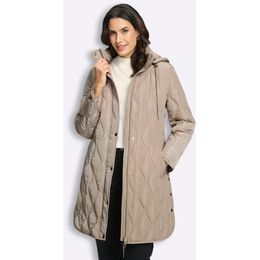 Steppmantel Inspirationen, Damen, Gr. 36, sesam, 100% Polyester, Wattierung:100% Polyester, M&auml;ntel Steppmantel
