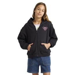 Sweatshirt Roxy "Midnight Hike Brushed", M&auml;dchen, Gr. 16(165-172cm), anthrazit, Obermaterial: 55% Baumwolle, 25% Baumwolle, 20% Polyester., Sweatshirts Sweatshirt